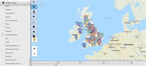 Map Data Filter Tool Filter Locations On A Map Maptive