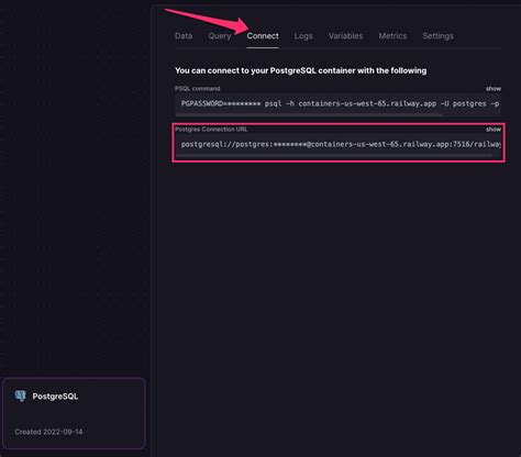 Cloud Using Hasura Cloud With A Railway Postgres Database Hasura Graphql Docs