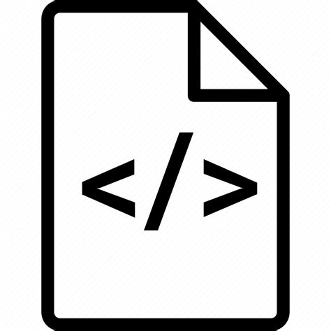 Brackets Code File Paper Sheet Icon Download On Iconfinder