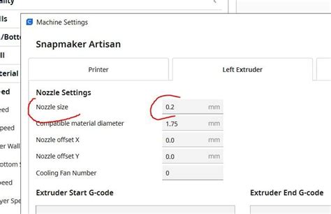 Move Nozzle Size Setting From Machine Settings To Material