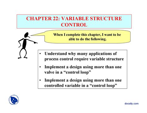 Variable Structure Control Process Control Lecture Slides Slides Process Control Docsity