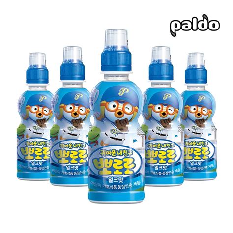 팔도 귀여운내친구 뽀로로 밀크맛 235ml 24개 티몬