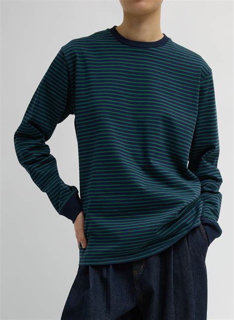 Striped Perfect Unisex Long Sleeve T Shirt Tibi Official