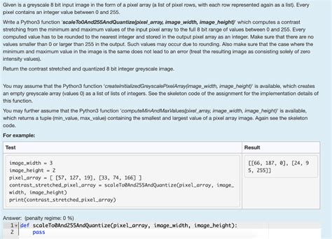 Solved Given Is A Greyscale 8 Bit Input Image In The Form Of
