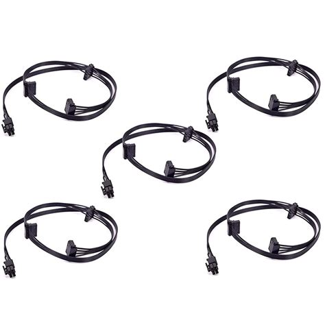 Pcie 6 Pin 1 To 3 Molex Ide Power Supply Cable Mod Grandado