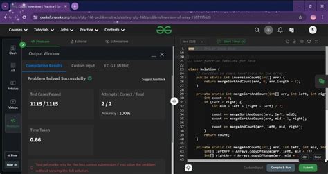Sharlyn Bernice S On Linkedin Dsa Codingchallenge Geeksforgeeks