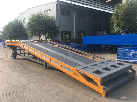 Niuli 조정 리프팅 높이 8 톤 유압 모바일 컨테이너 로딩 도크 리프트 램프 지게차 Buy 도크 리프트 램프유압