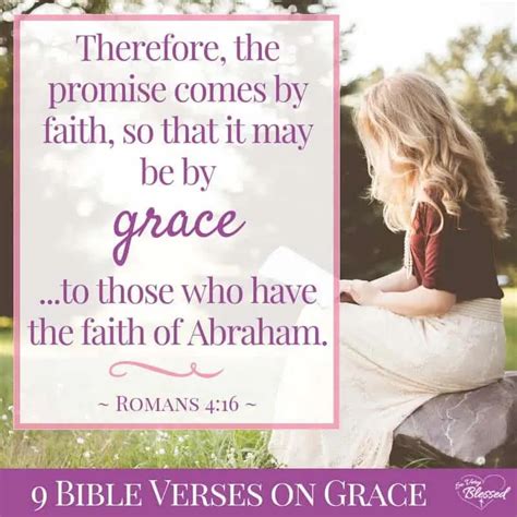 9 Bible Verses On Grace