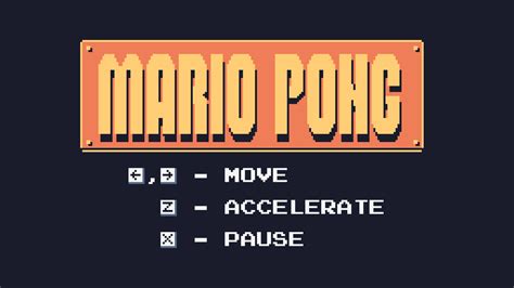 Mario Pong By Julyday