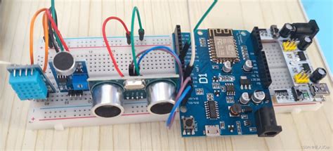【arduino学习】：arduino编译esp8266的任务（温湿度测量、超声波距离测量、声音检测模块、api接口调试、读取解析json数据）arduino采集温度湿度数据 Csdn博客