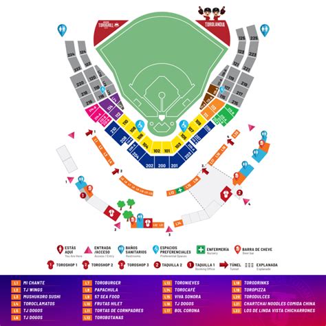 Mapa De Asientos Toros De Tijuana