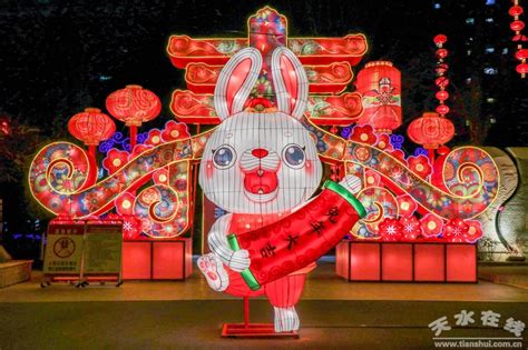 天水在线摄影报道：2023年秦州迎新春灯会，亮灯！ 天水在线