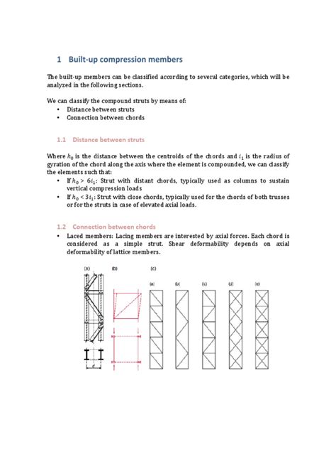 built up compression members download free pdf truss deformation