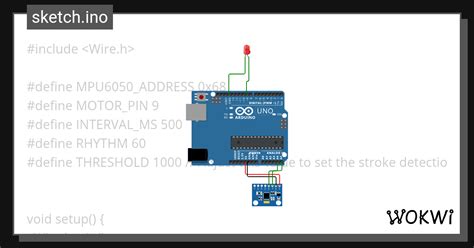 Gyroaccelerometer Wokwi Esp32 Stm32 Arduino Simulator