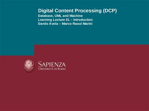 Digital Content Processing Schemi E Mappe Concettuali Di Sistemi
