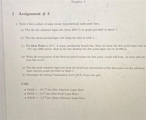 Solved Assignment 3 1 Table 1 Lists A Subset Of Some