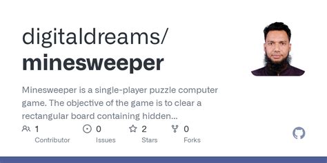 Github Digitaldreamsminesweeper Minesweeper Is A Single Player