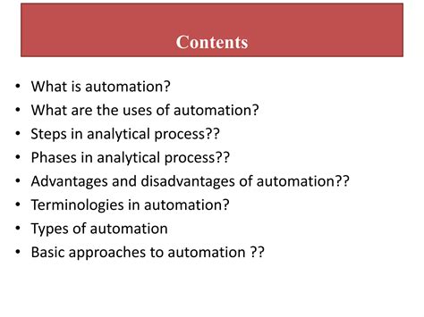 Automation And Continuous Flow Analyzer PPTX