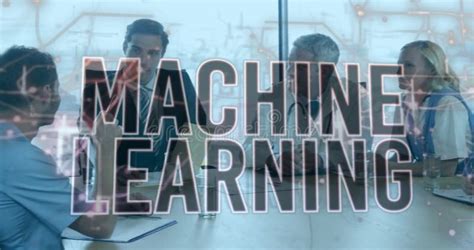 Animation Of Machine Learning Text Over Diverse Doctors Discussing In