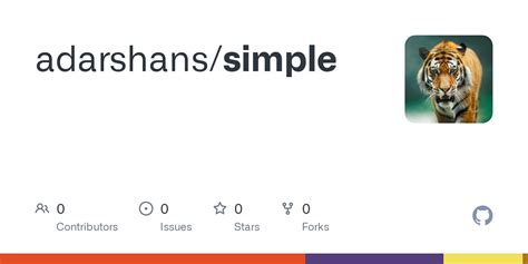 Github Adarshans Simple