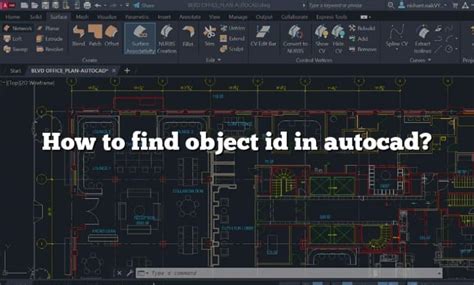 How To Find Object Id In Autocad