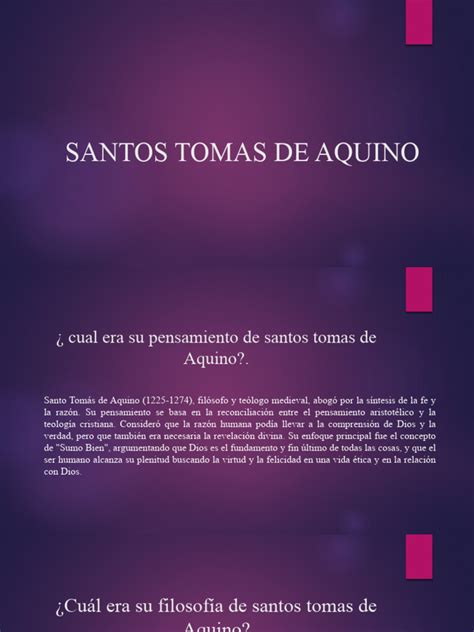 Santos Tomas De Aquino Pdf
