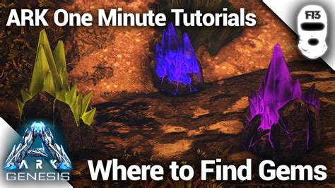 Where To Find Gems In Ark Genesis Easy Gem Locations Ark Survival Evolved One Minute