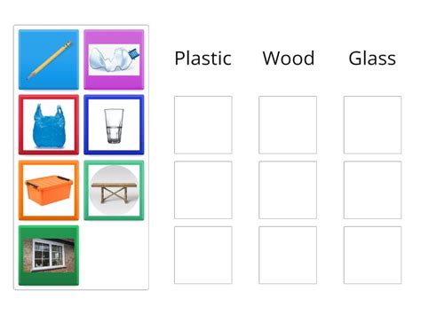 Classify The Objects Group Sort