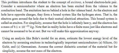 Solved This Problem Introduces The Student To The Concept Of Chegg Com