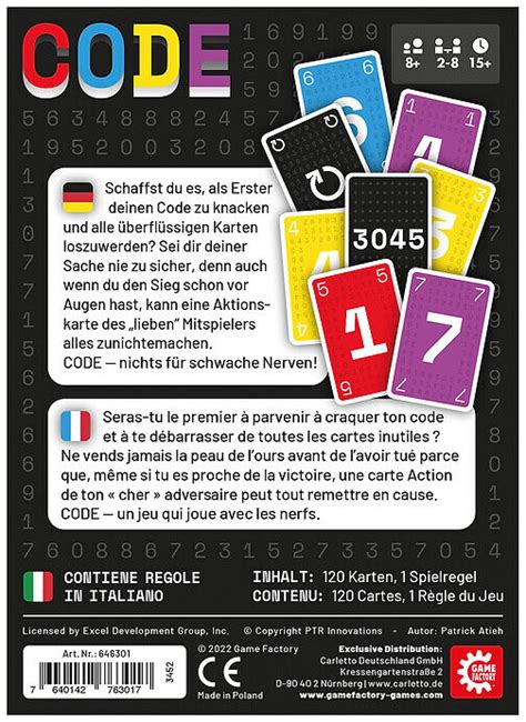 Code Knack Ihn Als Erster 646301 Ab 909 € Preisvergleich Bei