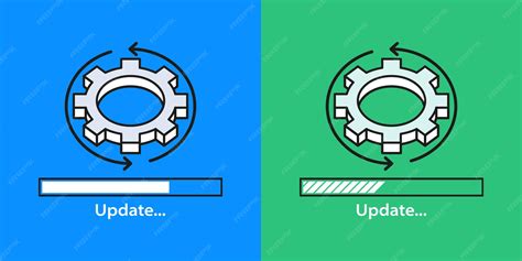 Premium Vector System Software Update And Upgrade Install New