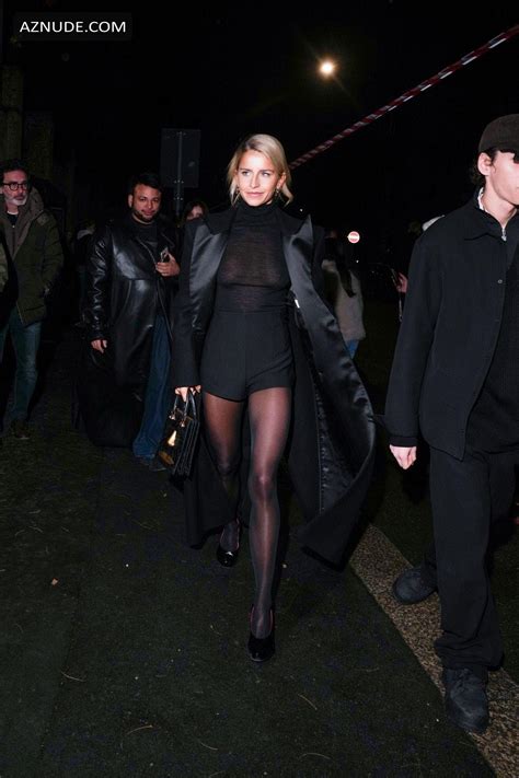 Caroline Daur Sexy Flashes Her Hot Tits At Tods Event In Milan Aznude