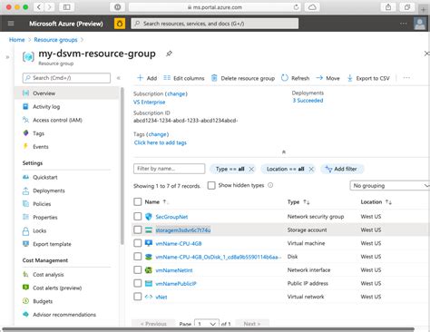 Quickstart Create A Data Science Vm Resource Manager Template Azure Data Science Virtual