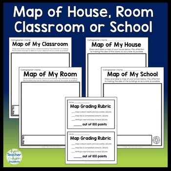 Create A Map Project Create Your Own Map Of Room Babe House Or Classroom