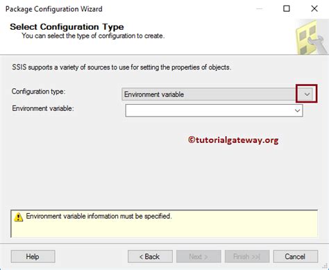 Ssis Package Configuration Using Environment Variable