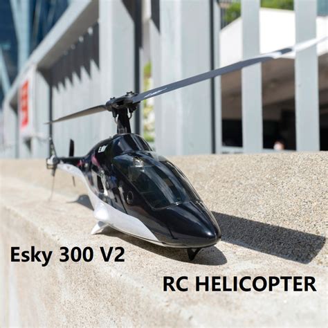 Esky Scale Heli 300 V2 2s Mini 6ch 2 4ghz Fxz 6 Dof Axis Flybarless Flywolf Rtf Rc Helicopter
