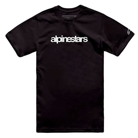 Alpinestars Heritage Logo T Shirt Black White Offer