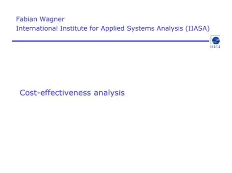 PPT Cost Effectiveness Analysis PowerPoint Presentation Free Download ID