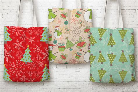 Christmas Seamless Patterns 96 Files Векторные клипарты текстурные фоны бекграунды Ai