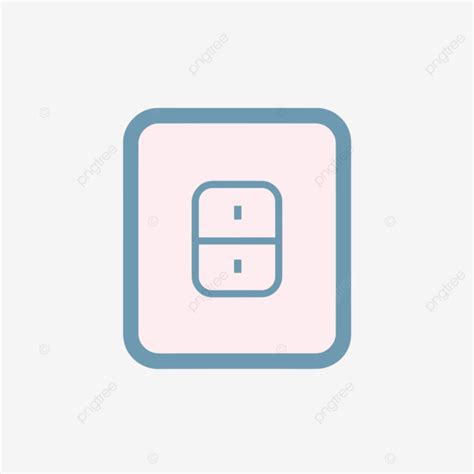 Light Switch Icon In Linear Style Vector Subtract Lineal Icon Flat