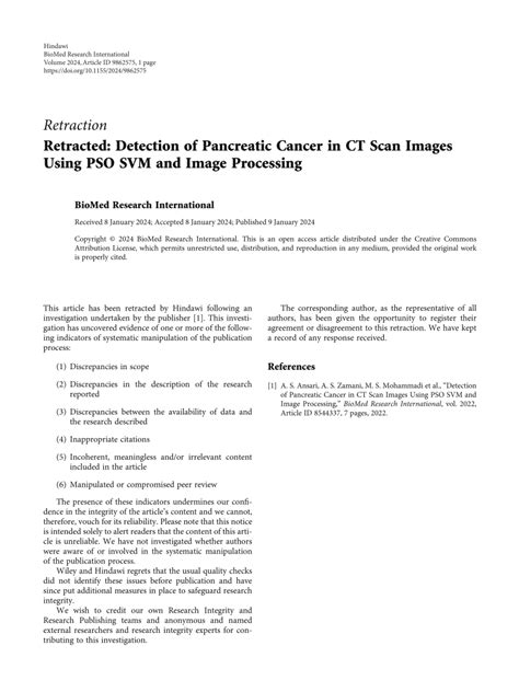 Pdf Retracted Detection Of Pancreatic Cancer In Ct Scan Images Using