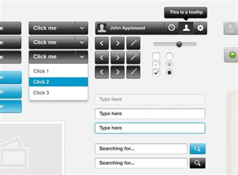 Button Buttons Dropdown Edit Elements Inputs Interface Orb Paper Stack Radio Button Search Shiny