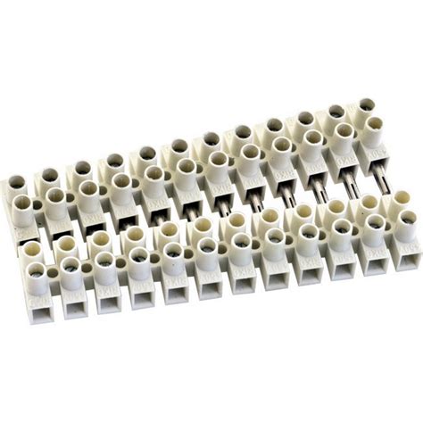 Miniature Terminal Block White Split Strip Bourne