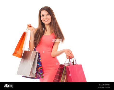 Girl With Shopping Bags