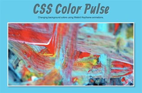 Fun With Pulsing Background Colors In Css3 Design Shack