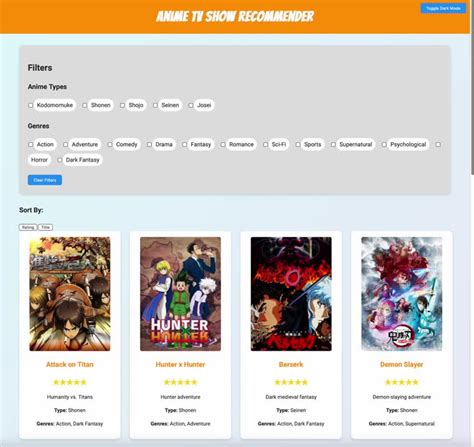 David Stroupe On Linkedin Webdevelopment Javascript Animerecommender Personalproject