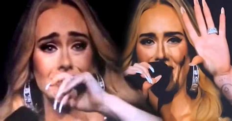 Adele Gets Emotional After Spotting A Man Holding A Picture Of His Late Wife At Las Vegas Show