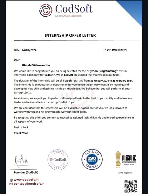 khushi vishwakarma on linkedin codsoft codsoft codsoftinternship