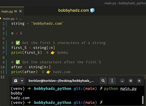 Get The First N Characters Of A String In Python Bobbyhadz