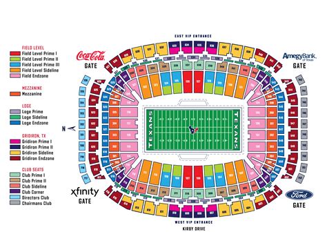 Nrg Stadium Houston Seating Chart My Xxx Hot Girl